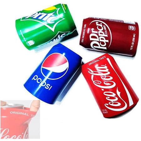 4 Pack Beer Can Covers Silicone Sleeve Hide a Beer to Look Like Soft ...