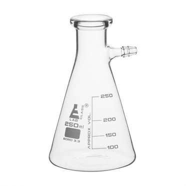 Erlenmeyer Flask with 14/23 Joint, 50ml Capacity, 25ml Graduations ...