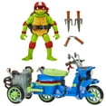 TMNT: Mutant Mayhem Raphael Battle Cycle with Exclusive Figure & April ...
