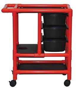MJM International R1010-3TW Red Emergency Crash Cart - Walmart.com