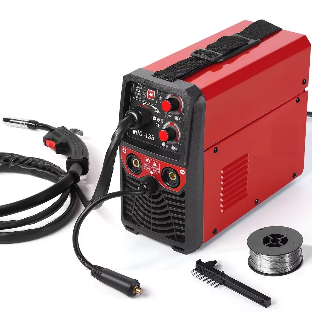 135Amp MIG Welder, 110V&220V Dual Voltage, MIG-CO2, MIX, FLUX, Lift TIG, Stick 5 in 1 Multi ...