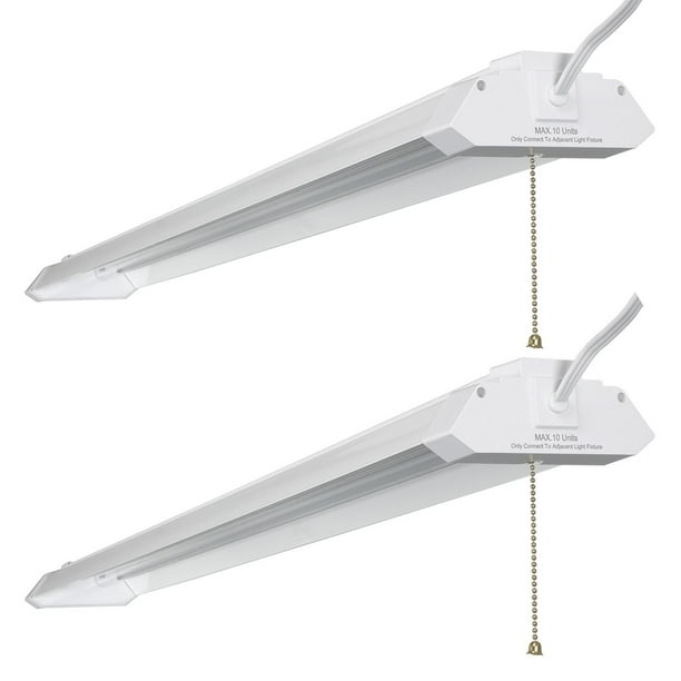 Honeywell 5000 Lumen Aluminum LED 4-ft. Shop Light (2-Pack) - Walmart.com