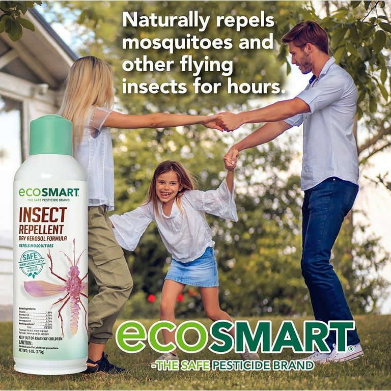 EcoSmart Natural DEET Free Insect Repellent In Aerosol, 07/14/2024