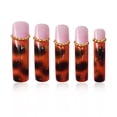 JUNXIAO-Curved Press on Nails Extra Long Square Fake Nails Leopard ...