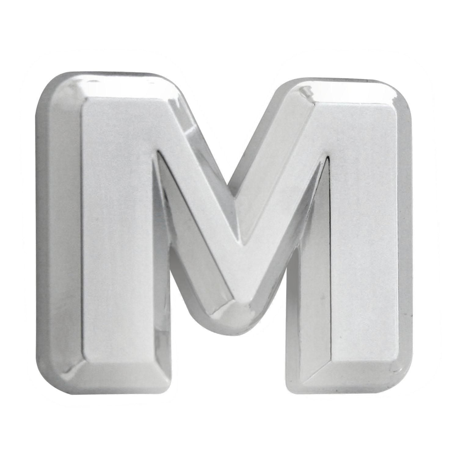 Pilot Chrome Letter - M, each, sold by each - Walmart.com