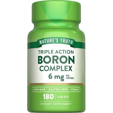Horbaach's Triple Boron Complex | Glycinate Trace Mineral | 6 mg | 300 ...