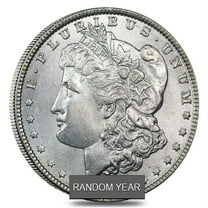 1 oz Silver Round with Morgan Dollar Design, Mint Quality - Pack of 100 ...