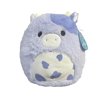 Squishmallows FuzzAMallow Official 12 inch Bubba the Purple Cow with ...