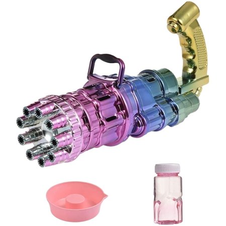 Bubble Machine Colorful s with 8-Hole Huge Amount Bubble, Bubble ...