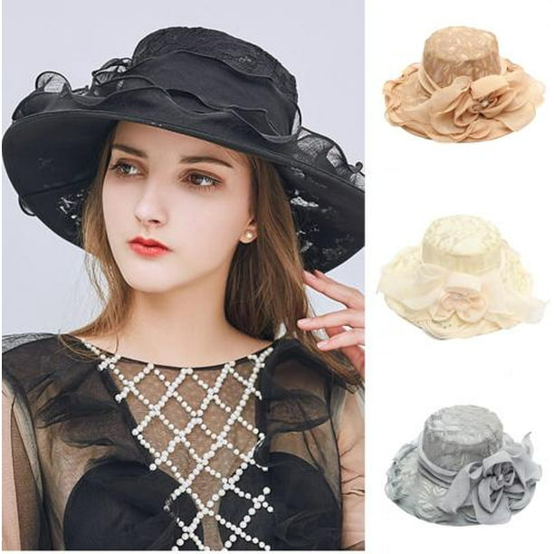 Wide Brim Church Hats