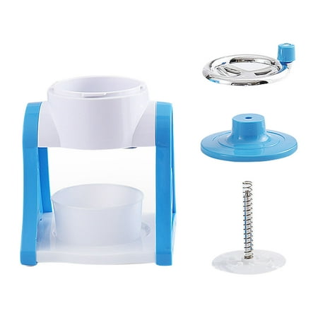 wuaynoat Manual Ice Crusher Snow Cone Smoothie Shaver Crushing Tool ...