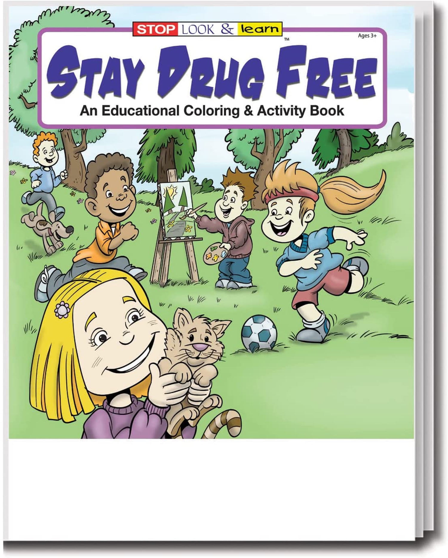 25 Pack - Stay Drug Free Kid's Educational Coloring & Activity Books ...