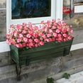 Fasiaou Artificial Flowers for Outdoors Fake Plastic Plants Faux Shrubs ...