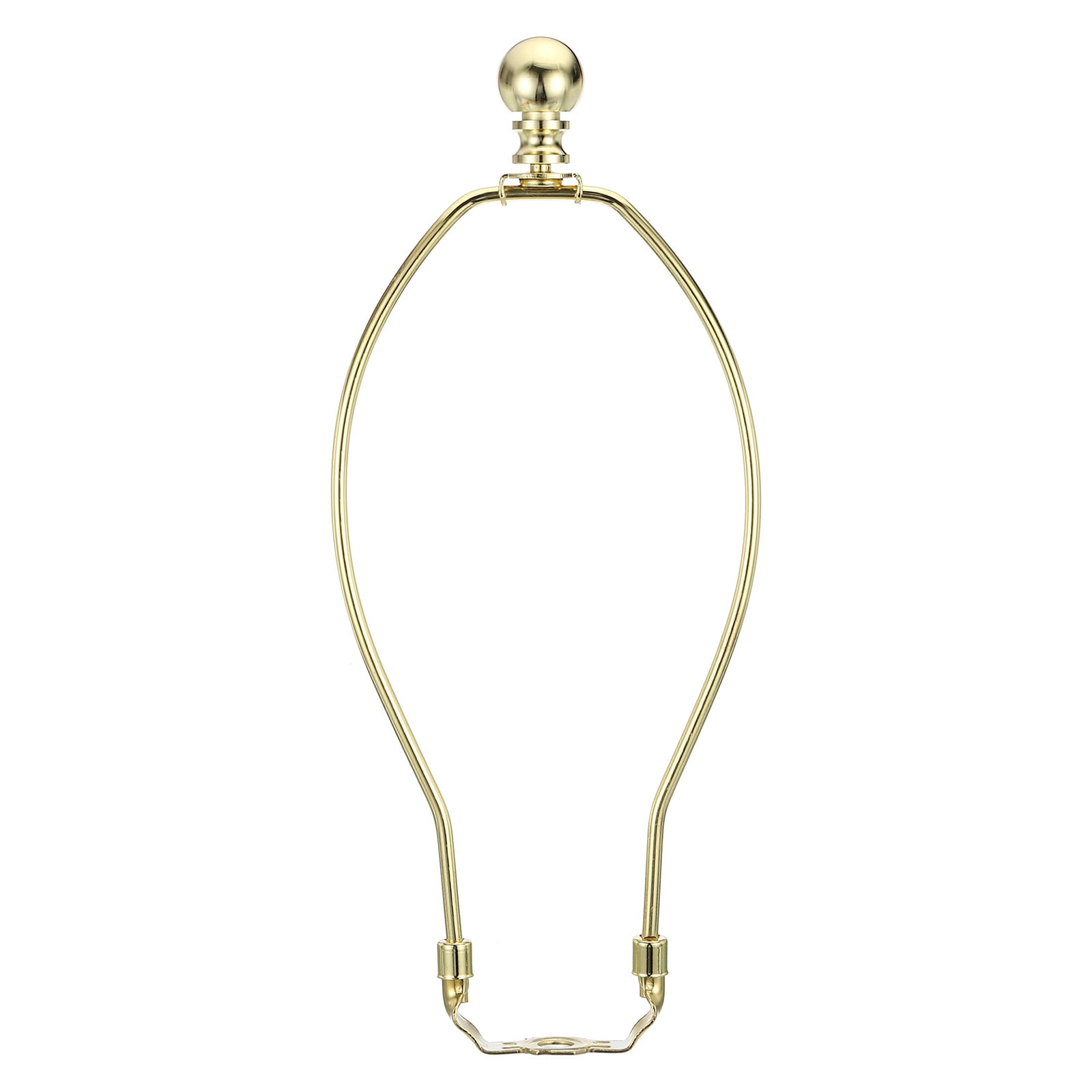 Uxcell 10 Inch Lamp Harp Kit with Finial Lamp Shade Holder Gold Tone, 1 ...