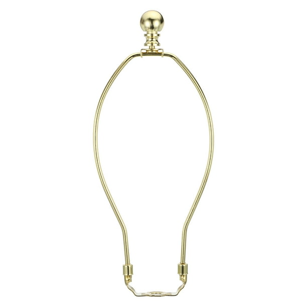 Uxcell 10 Inch Lamp Harp Kit with Finial Lamp Shade Holder Gold Tone, 1 ...