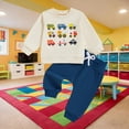 BOOMNY Toddler Boys Sweatsuit Sets 2 Peice Clothes Set for Kids Cartoon ...