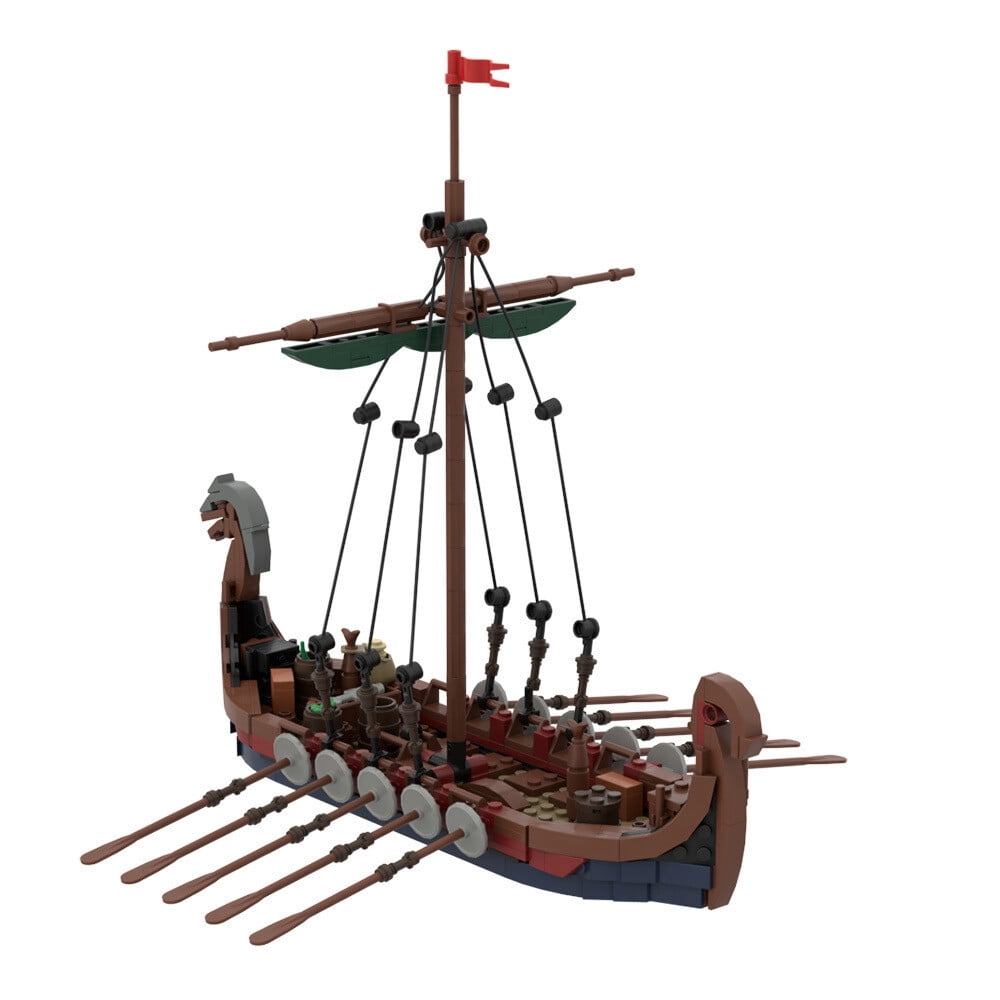 Click here for Viking Longship Model Building Blocks Set Moc-5827... prices