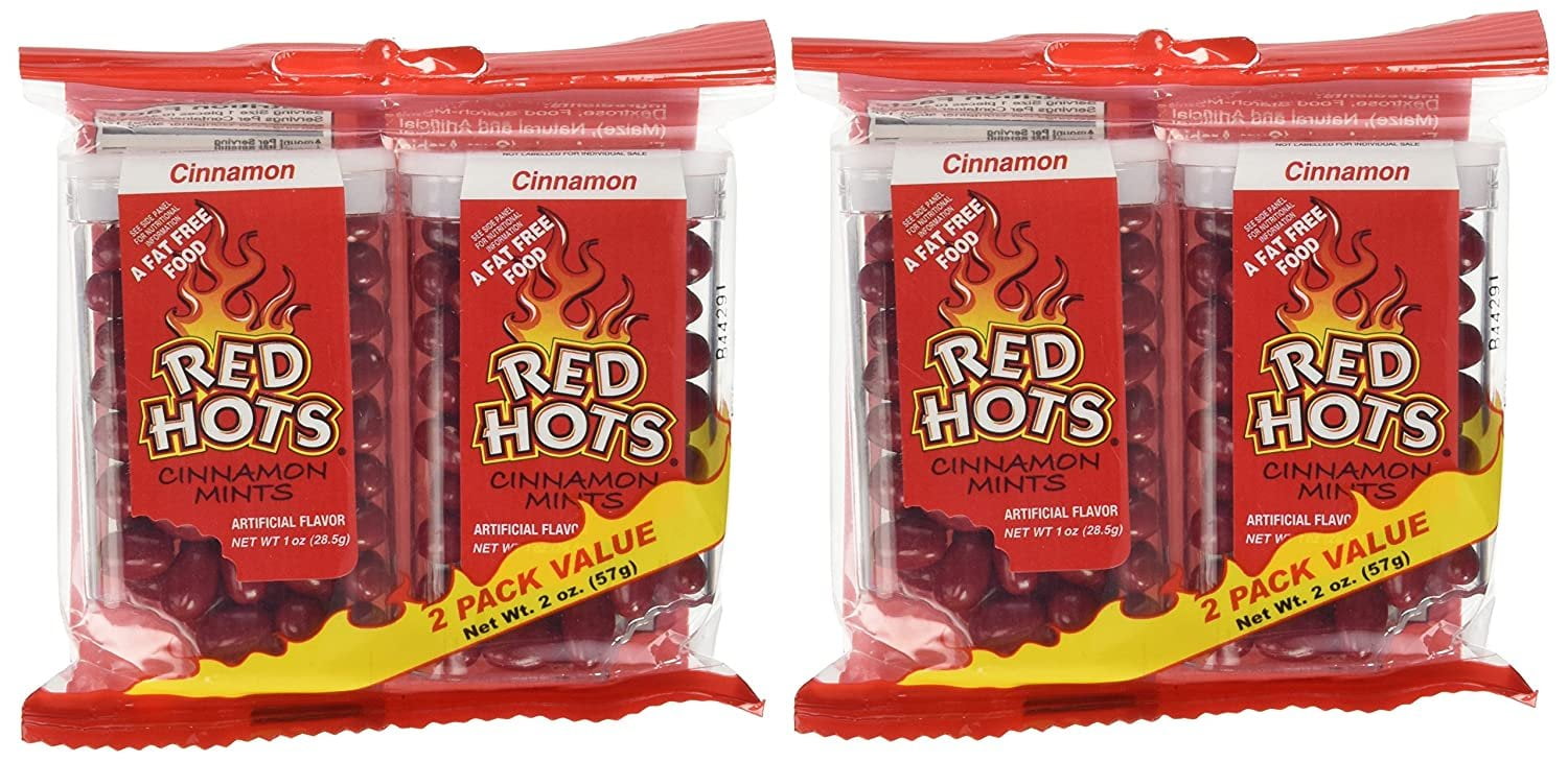 RED HOT CINNAMON MINTS TIC TAC STYLE 2 DOUBLE PACKS - Walmart.com