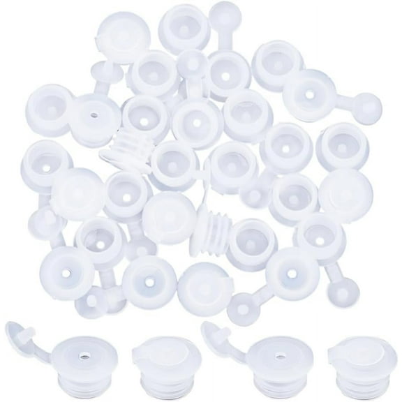 50PCS Salt and Pepper Shaker Stoppers Plastic Stopper Replacement Plug ...