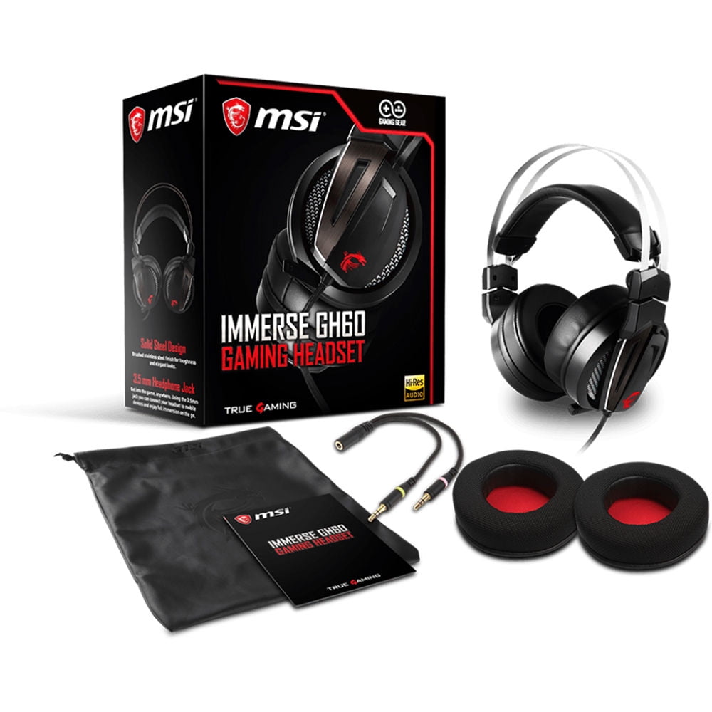 MSI Immerse GH60 Gaming Headset - Walmart.com