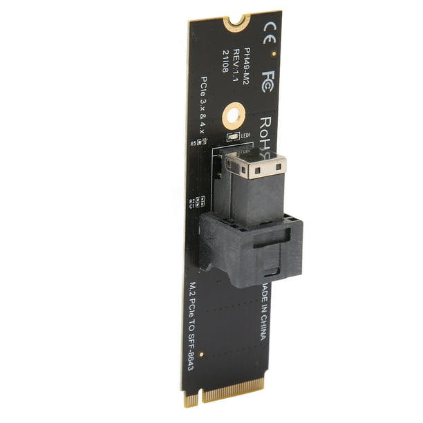 M.2 NVME To SFF 8643 Adapter, PCB Cuttable M.2 PCIE 4.0 To SFF8643 U2 ...