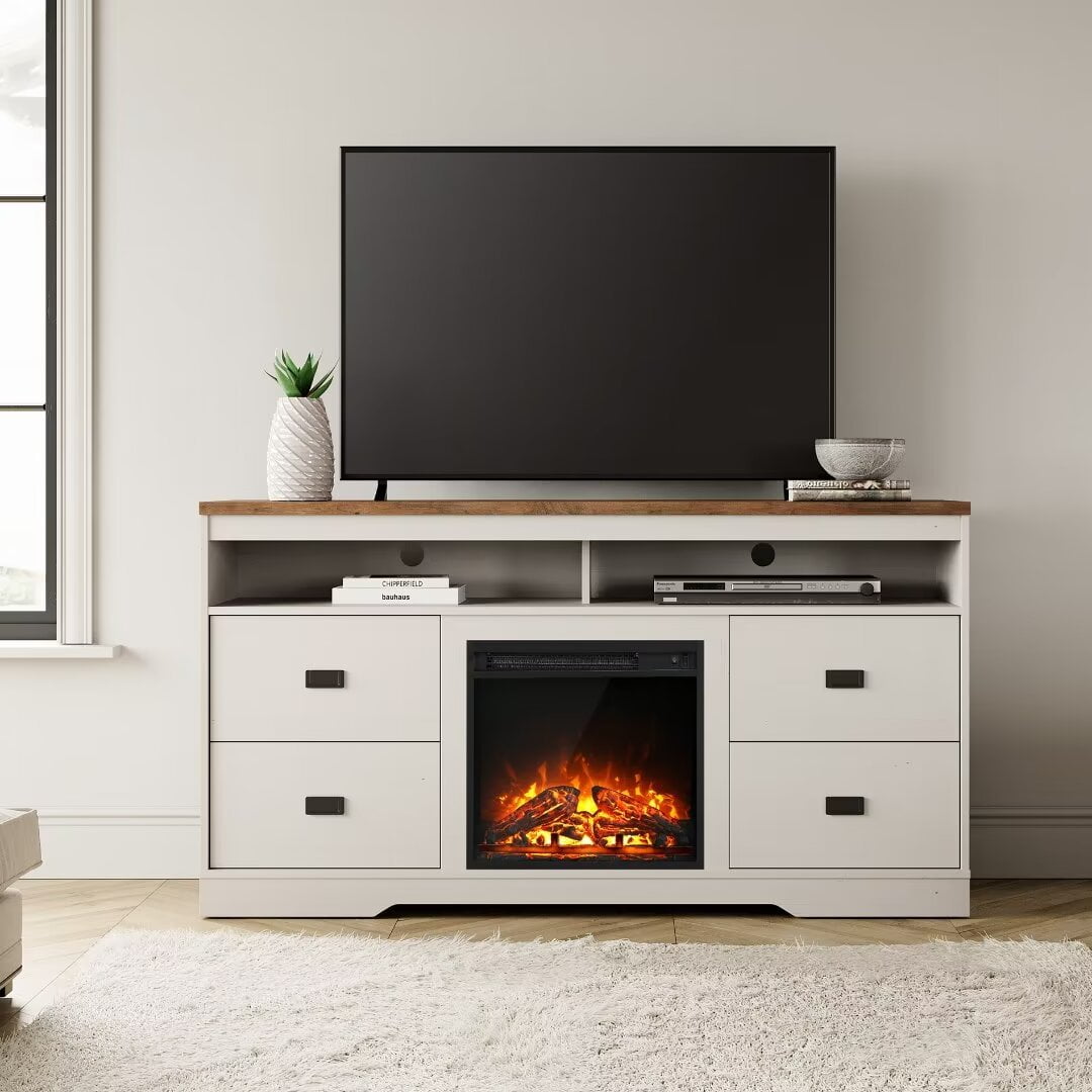 Click here for Wampat Fireplace Tv Stand For Tvs Up To 65 Inch  E... prices