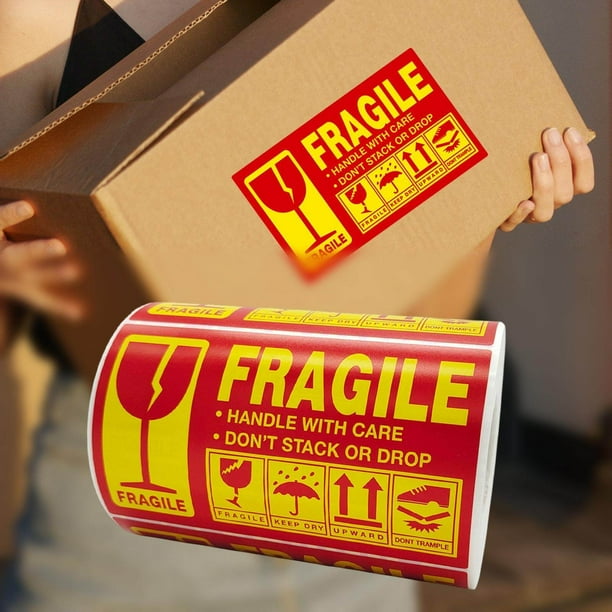 fastboy Fragile Marking Tape Handle with Care Adhesive Printed for ...