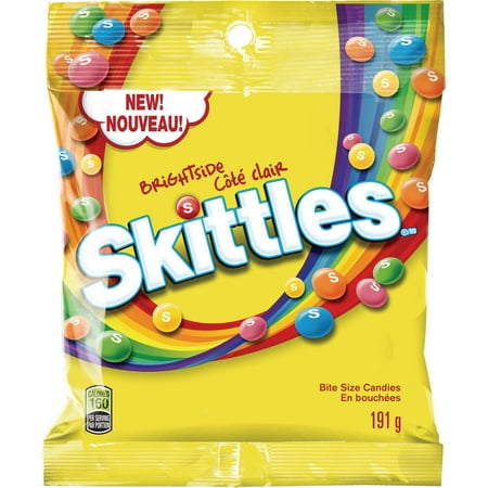 SKITTLES, Brightside Chewy Candy, Bag, 191g - Walmart.ca