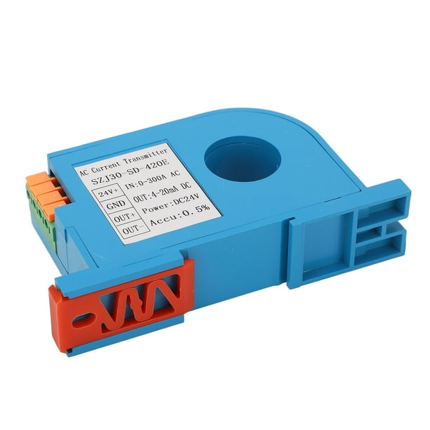 Current Transmitter, Current Transformer 0-300A Input 4-20mA DC Output ...