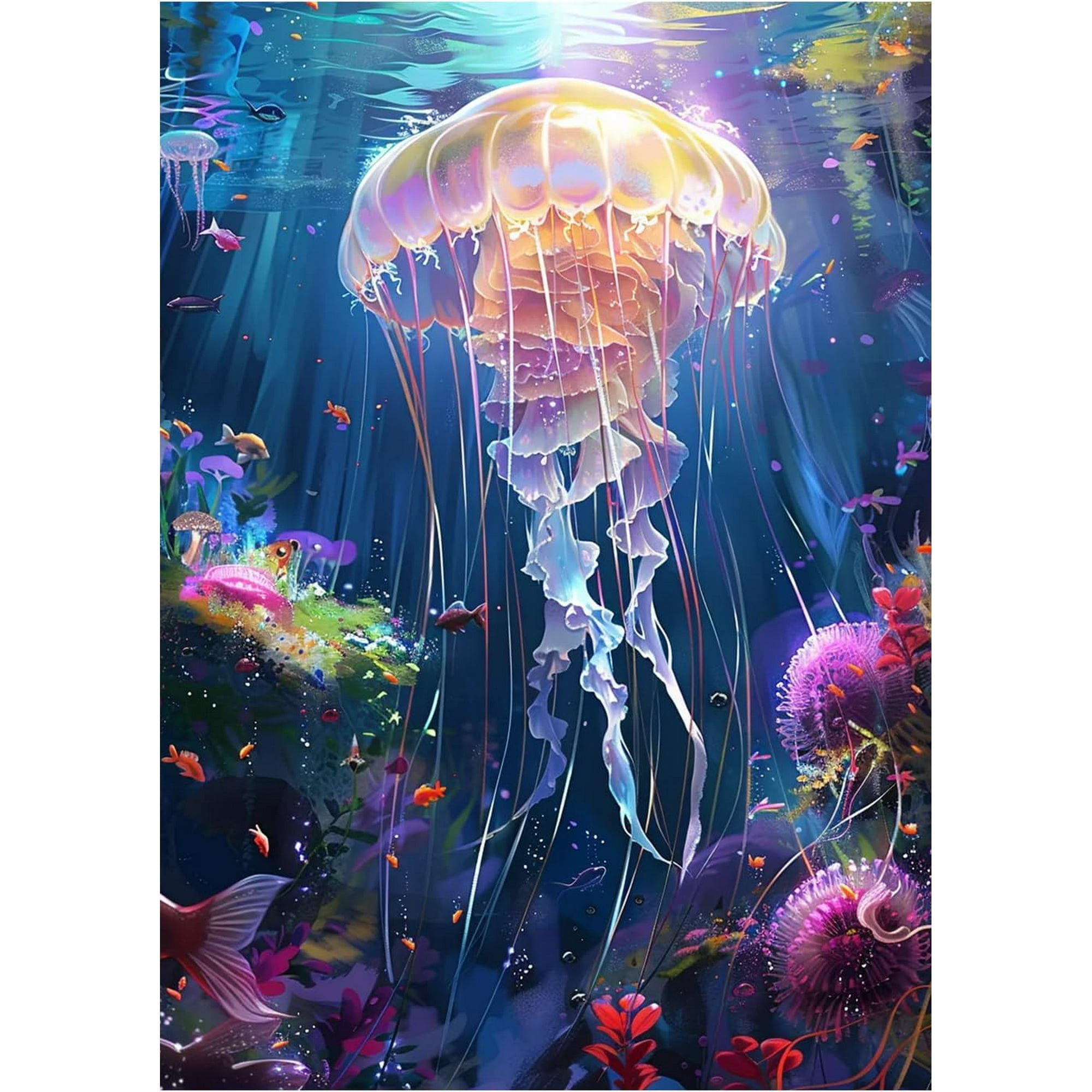 Click here for Wipblak Jigsaw Puzzles Jellyfish Themed Puzzles Fo... prices