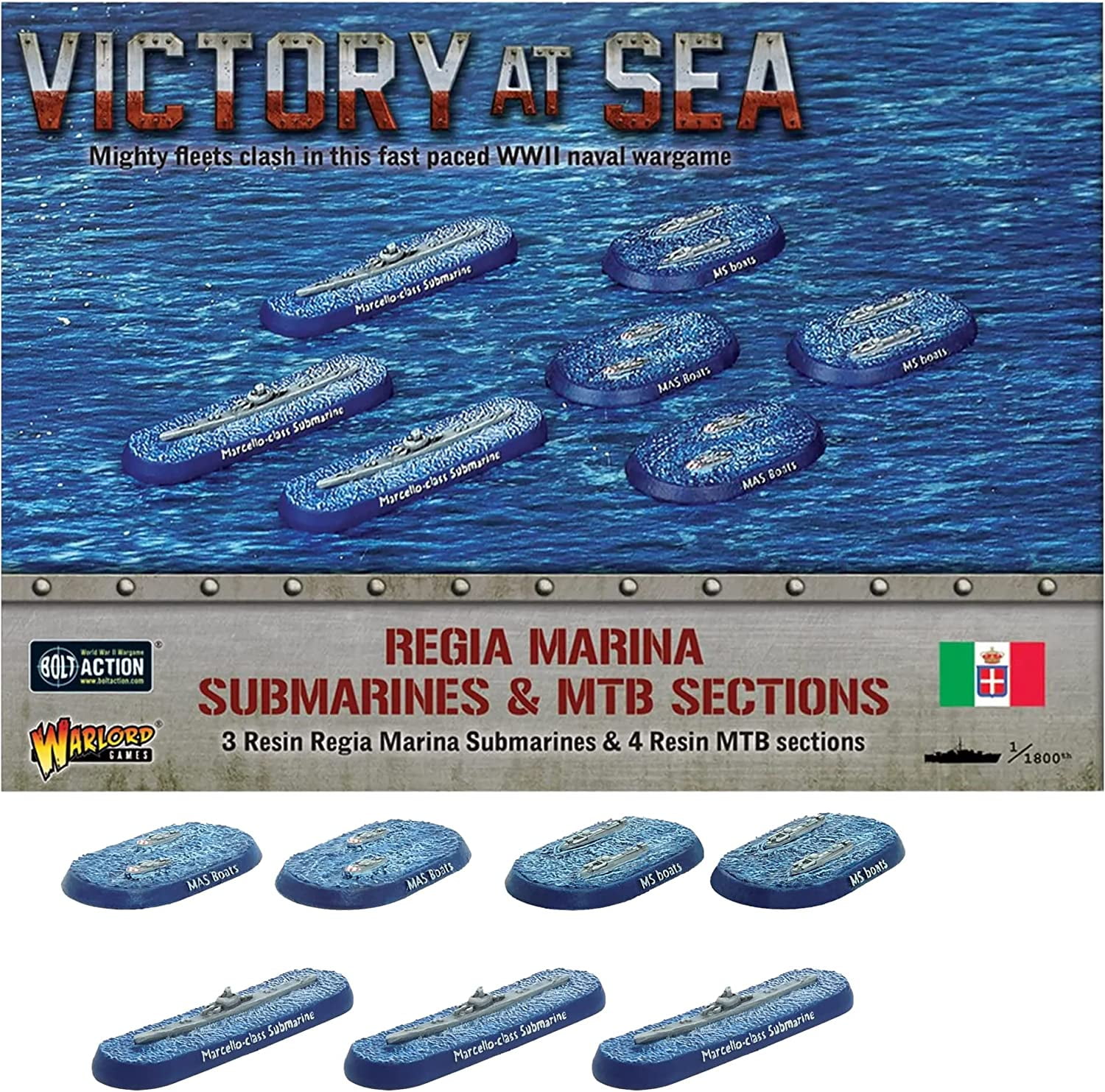 Wargames Delivered - Victory at Sea - Regia Marina Submarines & MTB ...