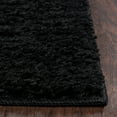 Mainstays Traditional Solid Black Shag Indoor Area Rug, 3' x 4'8 ...