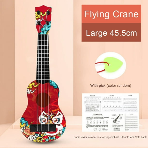 Mini Ukulele Toys For Kids Simulation 4 Strings Guitar Music Instrument ...