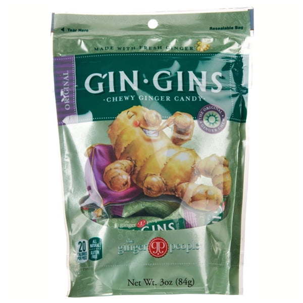 The Ginger People Chewy Ginger Candy 3 oz Pouches - Pack of 3 - Walmart.com