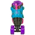 Roller Derby Girl's Adjustable Quad Skates, Glow, Medium (3-6 ...