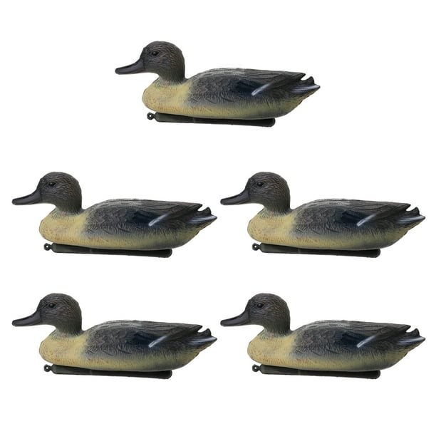 5 Pieces Duck Hunting , Lifelike Floating Mallard Male Duck Decoy ...