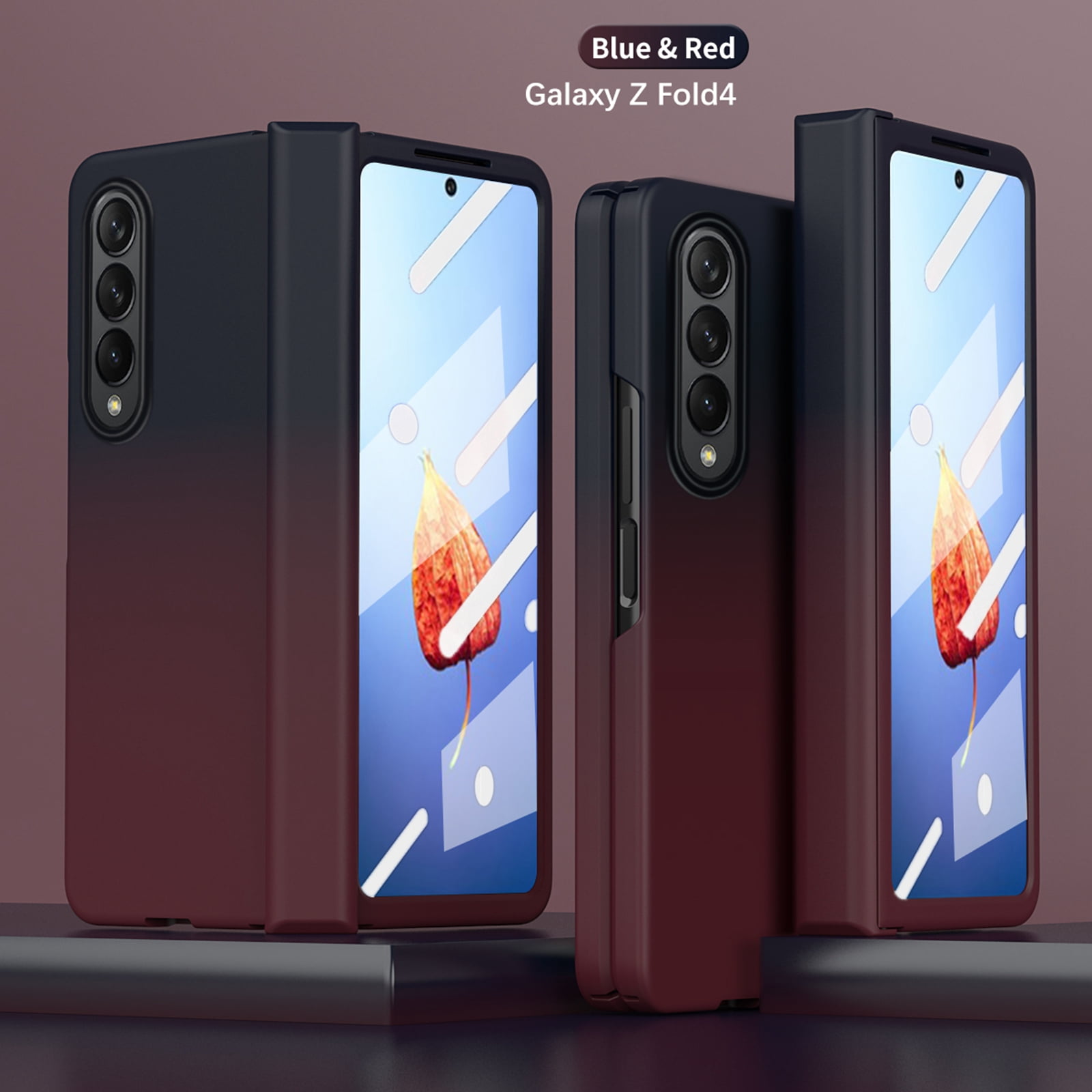 Mantto for Samsung Galaxy Z Fold 4 Case Magnetic Hinge Protection Built ...