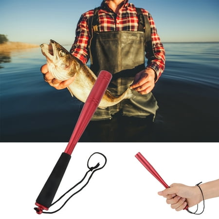 Fdit Aluminum Alloy Fishing Priest Fishing Bat Whacker Metal Fish ...