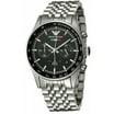 Emporio Armani AR0389 Men's Stainless Steel Chronograph Watch, Black ...