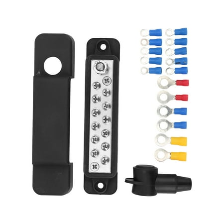 Marine Supply Busbar,12 Terminal Distribution Block Terminal ...