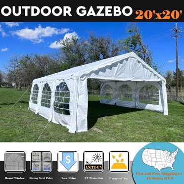 Luxurious Delta Canopies Marquee, 40'x20' Wedding Tent, PVC White, Fire ...