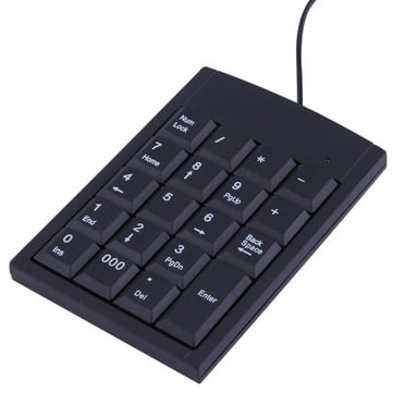 Wireless Number Pad, TSV Numeric Keypad Numpad, 18 Keys Financial ...