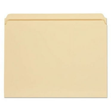 Office Manila File Folders, Single Ply Top Tab, 1/3 Cut Third Position ...