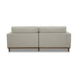 Better Homes & Gardens Springwood Wood Frame 83.46" Couch, Cream Linen ...