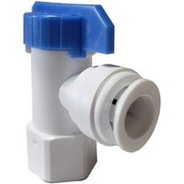 Reverse Osmosis (RO) Tank Ball Valve 1/4" Quick Connect x 1/4" Female ...