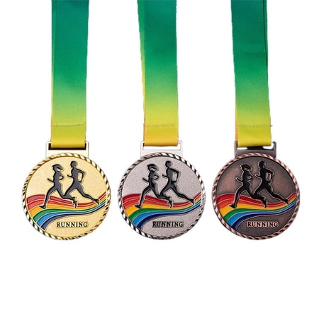 3Pcs Marathon Winner Medals Competition Winner Medals Athlete Award ...