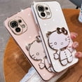 Hello Kitty Mirror Bracket Case For Xiaomi Redmi Note 12 4g 5g Turbo