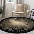 SAFAVIEH Soho SOH655Z Handmade Black / Beige Rug - Walmart.com
