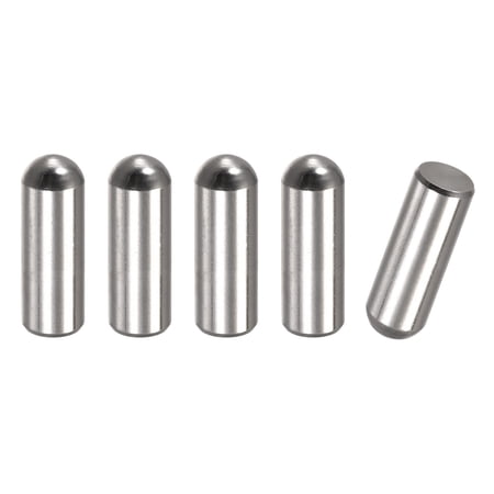12x30mm Dowel Pins, 5 Pack Round Head Flat Chamfered End Dowel Pin ...