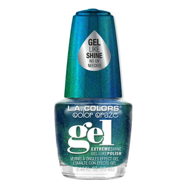 L.A. Colors Gel-like Nail Polish, Fizzy, 0.44 fl oz - Walmart.com ...